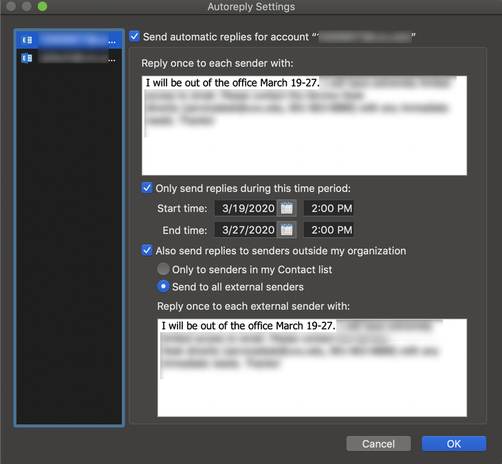 How to Set Up an Auto-Reply Message in Outlook